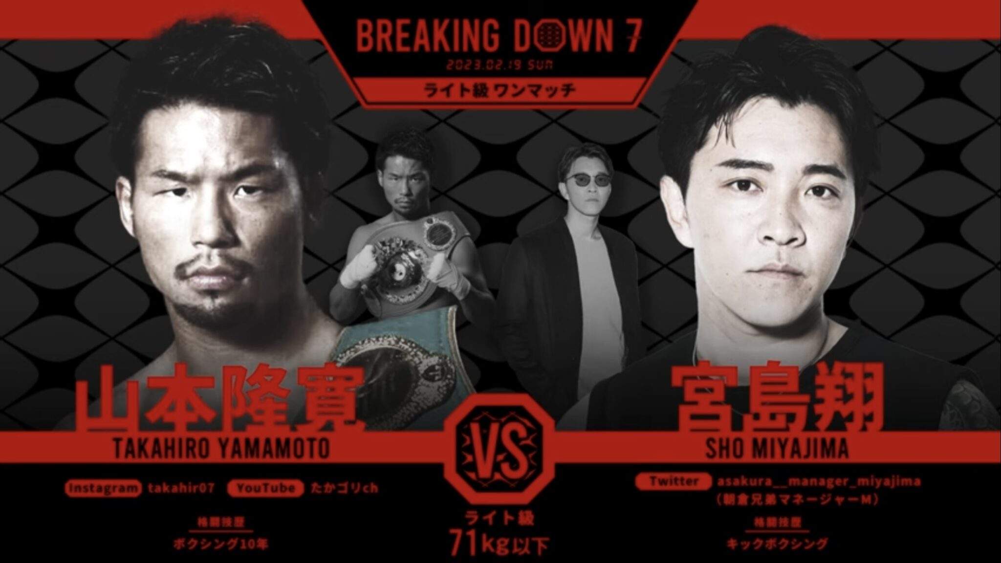 ブレイキングダウンの過去大会の対戦カードと結果まとめ／アーカイブ | BreakingDown結果速報